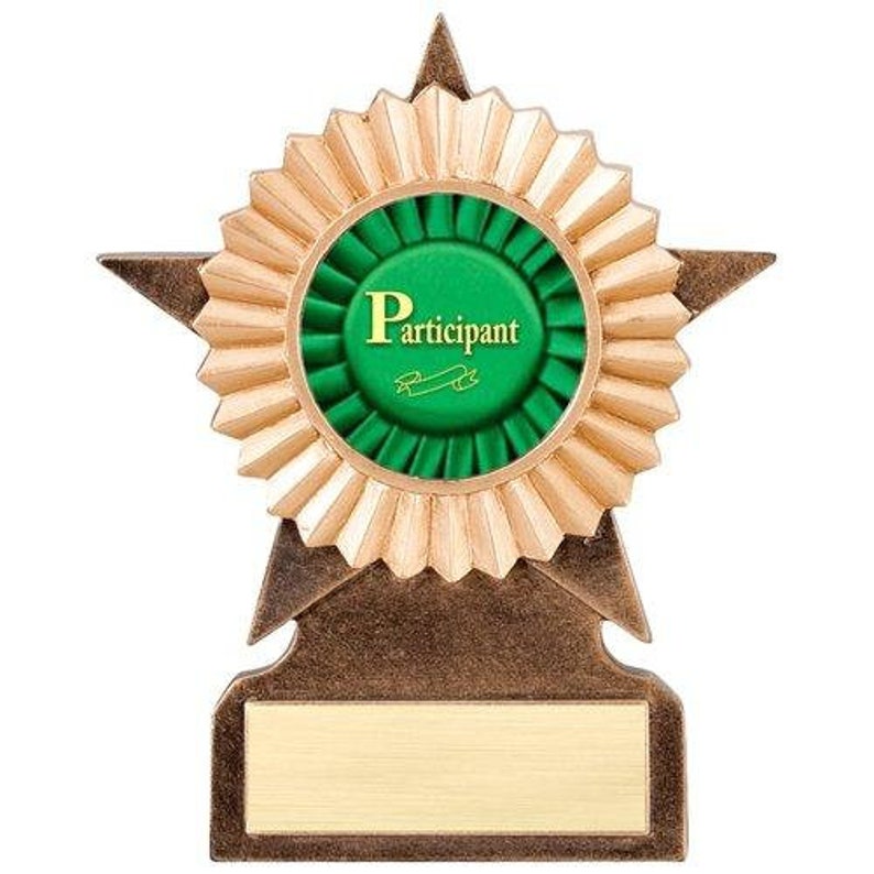 Participation Insert Trophies With 3 Lines of Custom Text - Etsy