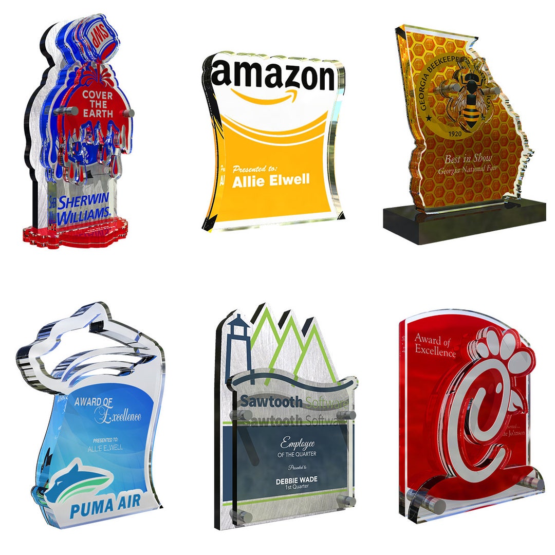 Custom Trophies and Awards Made From Acrylic - Etsy