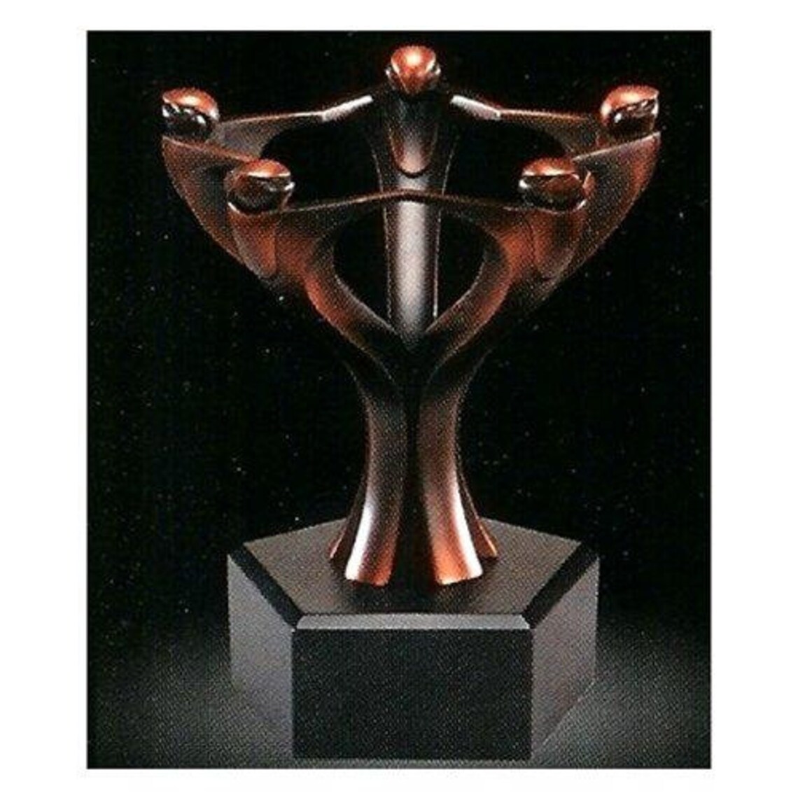 Teamwork Trophy With 3 Lines of Custom Text - Etsy