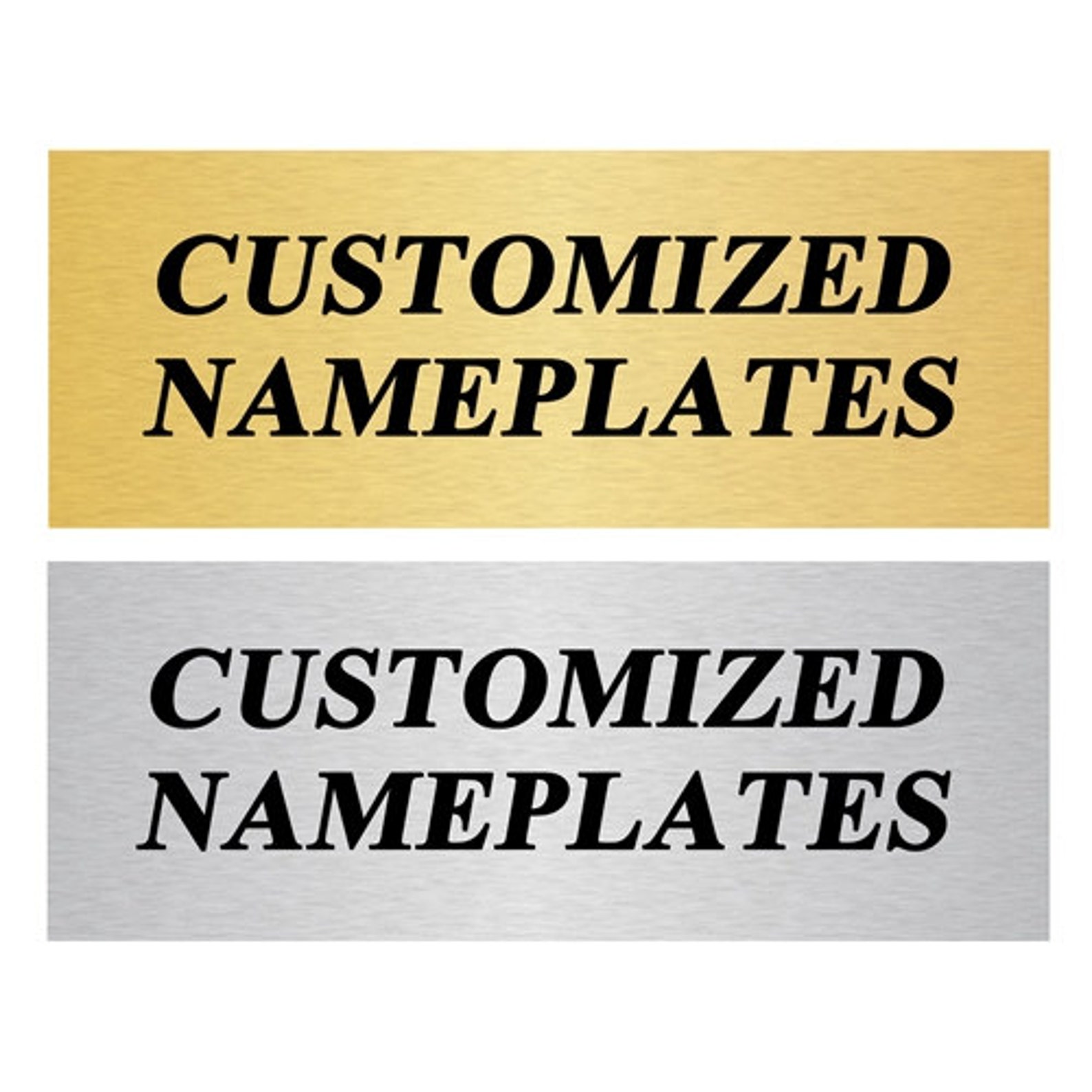 Custom Name Plates | Trophy Plates - Etsy