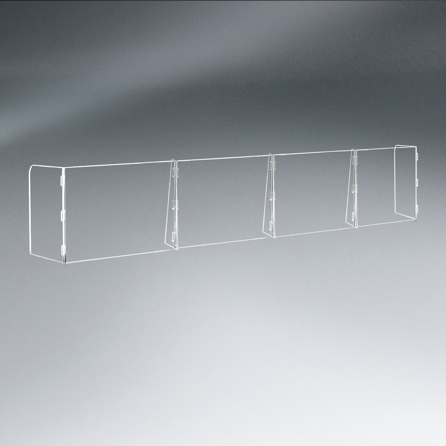 4 Panel Interlocking Counter Safety Shield Barrier Sneeze - Etsy