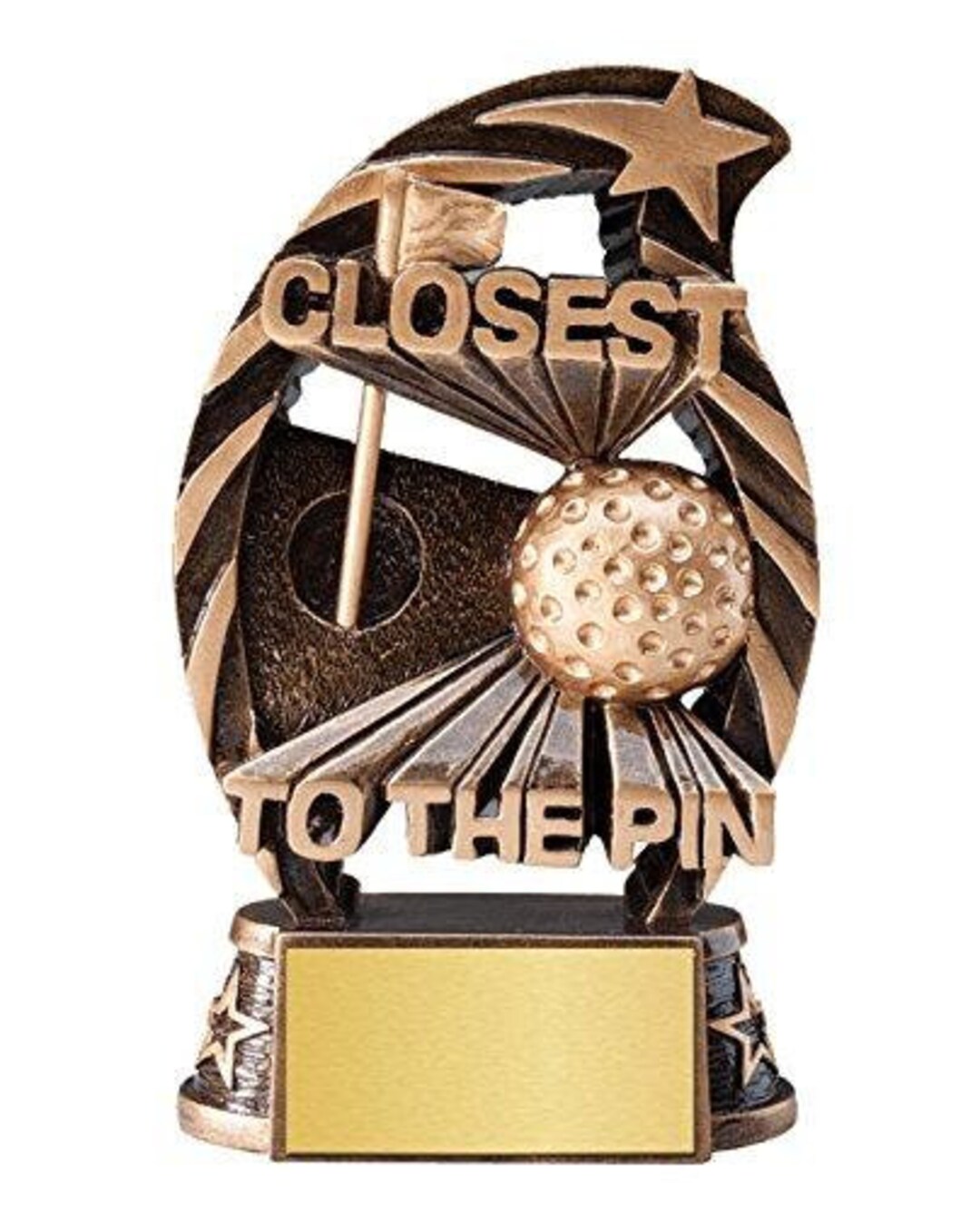 Golf Closest to the Pin Trophy With 3 Lines of Custom Text - Etsy