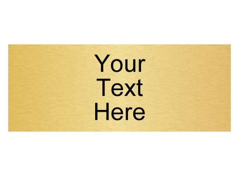 Custom Name Plates | Trophy Plates - Etsy