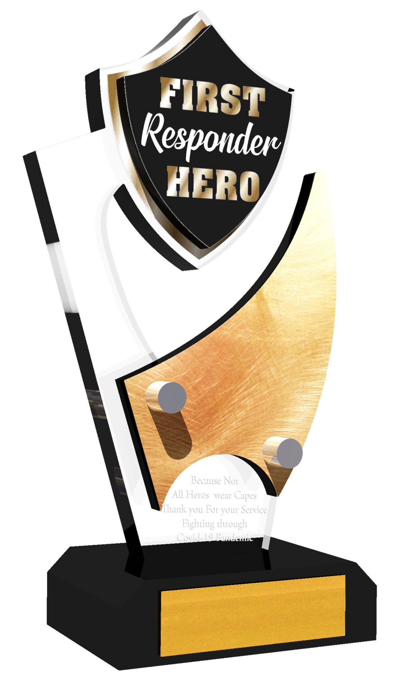 First Responder Hero Trophy | Etsy