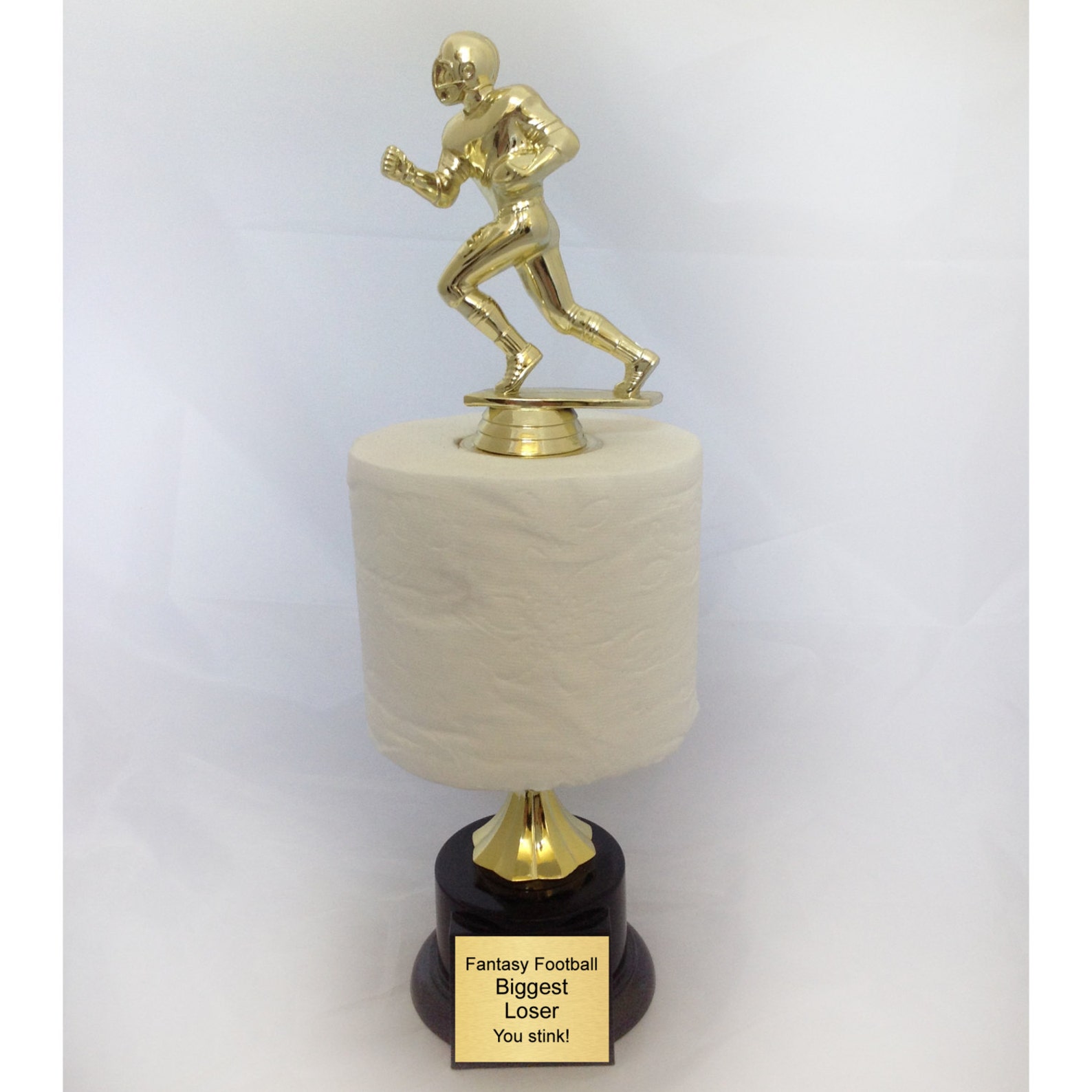 Fantasy Football Toilet Paper Trophy With 4 Lines of Custom Text - Etsy