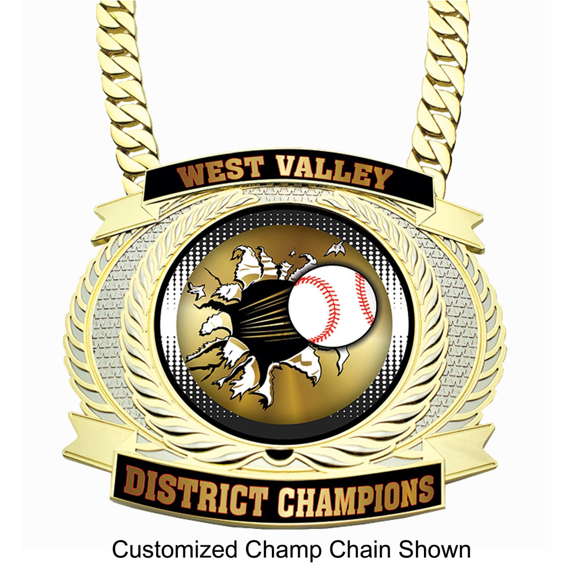 Custom Dual Plated Premium Champ Chain | Etsy