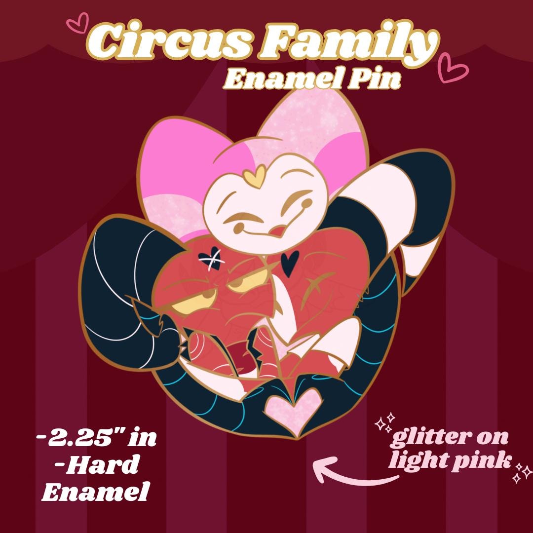 HB Circus Family Enamel Pin - Etsy