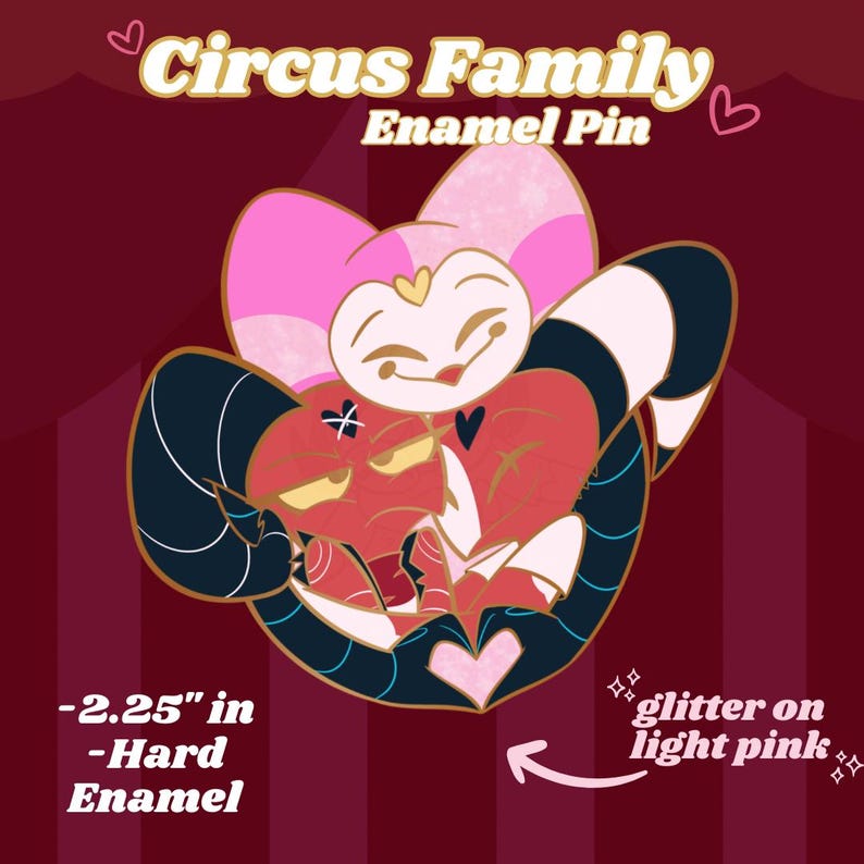 HB Circus Family Enamel Pin - Etsy