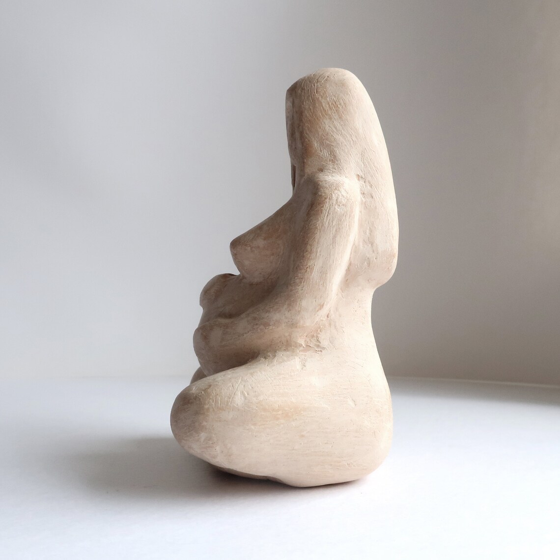 Ceramic Sculpture pregnant Woman Mother Goddess | Etsy