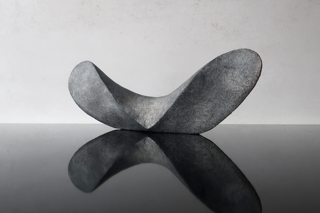 Black Minimalism Sculpture, Raku, Handmade Sculpture, Interior Decor, Abstract Object - Etsy