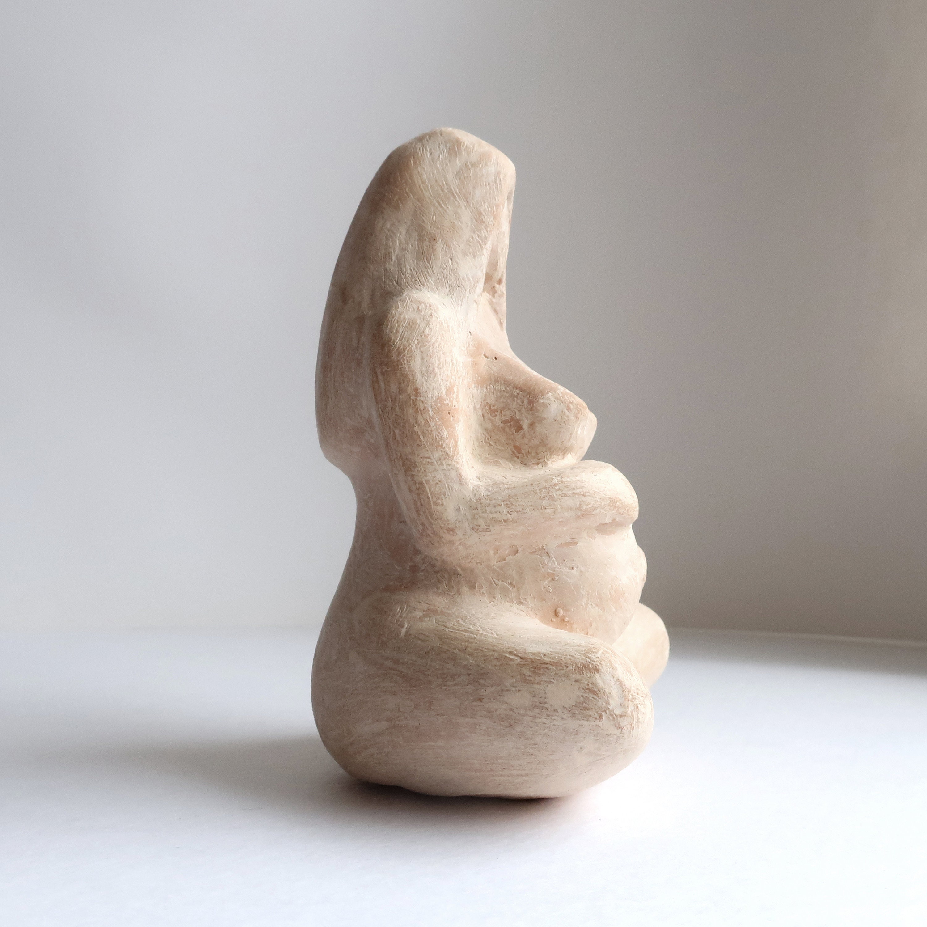 Ceramic Sculpture pregnant Woman Mother Goddess | Etsy