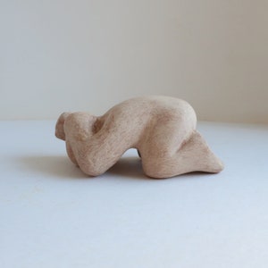 Ceramic Figure in Despair for Psychotherapy and Sand Play - Etsy