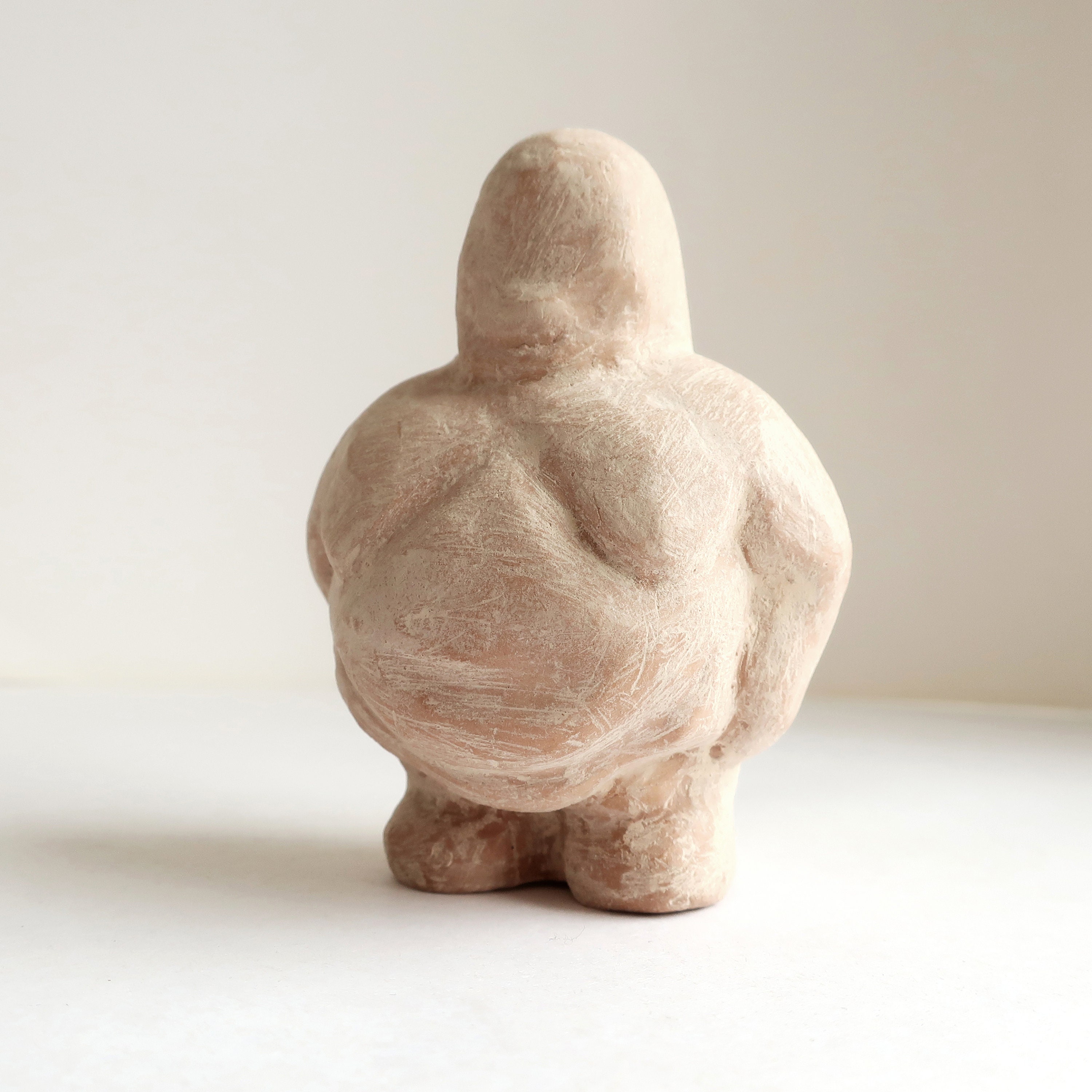 Ceramic Sculpture fat Man for Psychotherapy and - Etsy