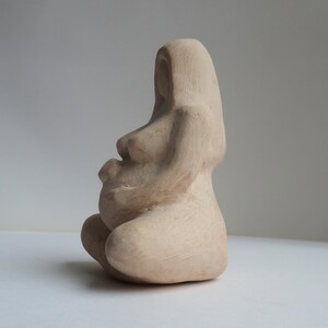 Ceramic Sculpture pregnant Woman Mother Goddess - Etsy