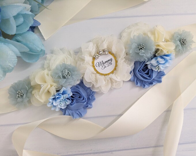 New Baby Carriage Wreath Sash With Monogram, Baby Room Decor, Baby ...