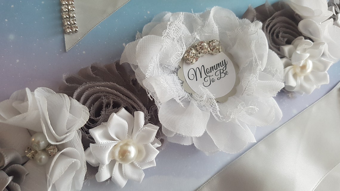 Baby Shower Sash Mommy To Be Sash Maternity Sash Mom To Be | Etsy