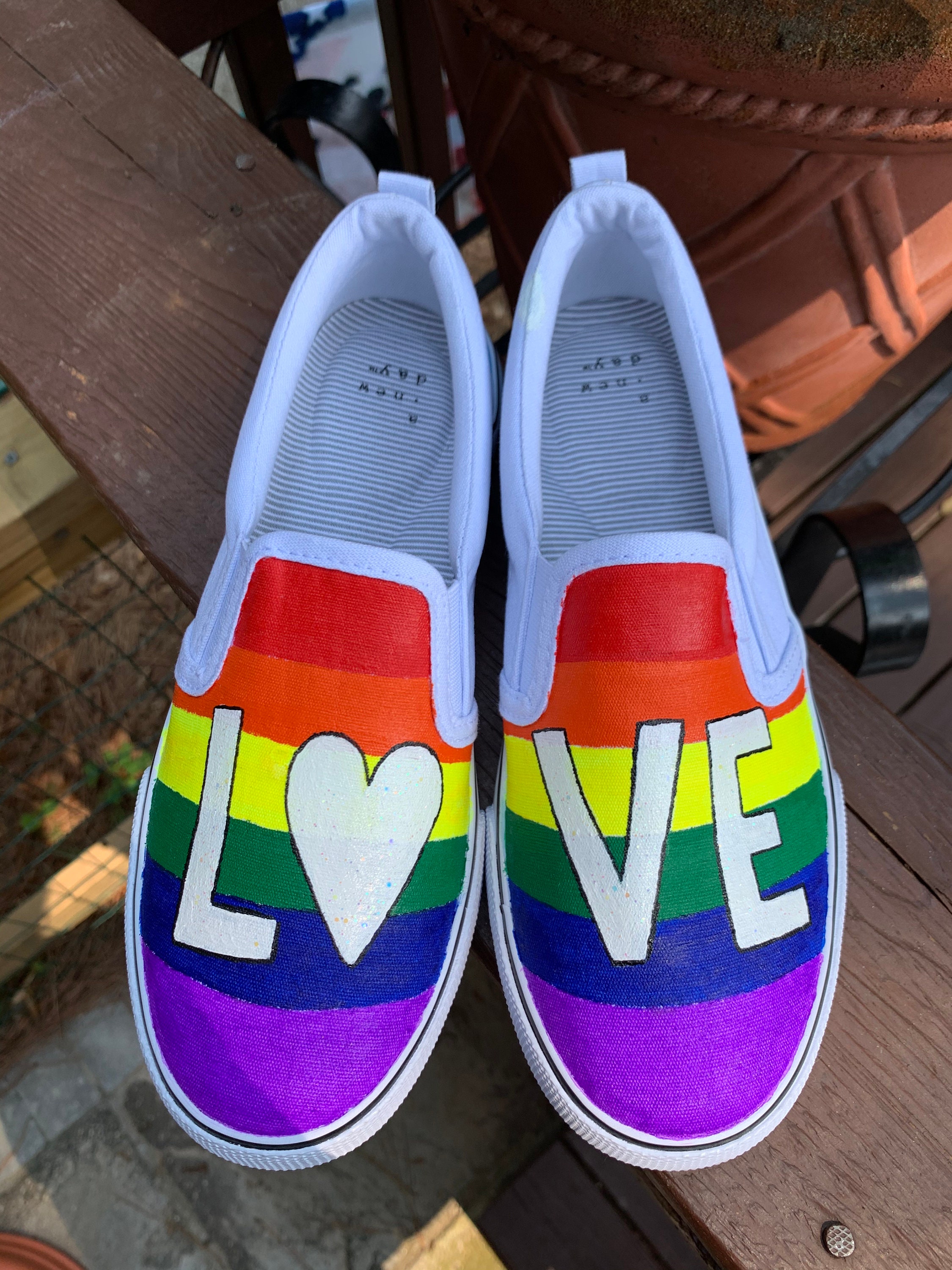 Pride Hand Painted Custom Shoes - Etsy