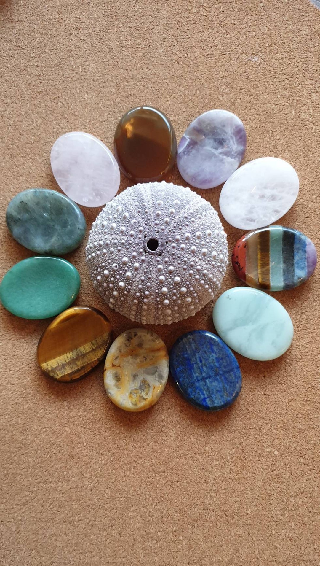 Gemstone Worry Stone, Worry Stone, Crystal Worry Stone, Anxiety Tool ...