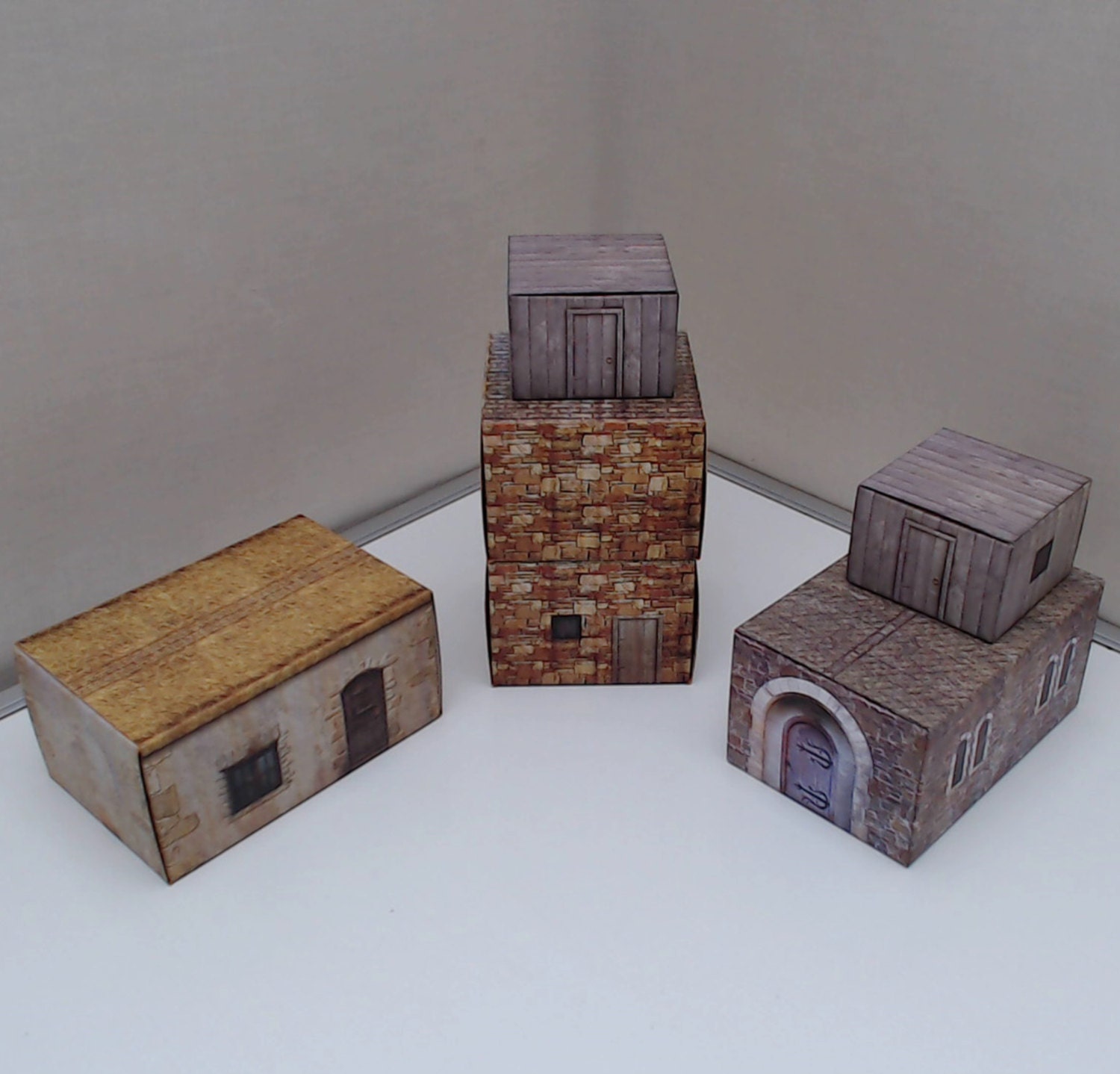 Terrain Buildings for Dungeons and Dragons Tabletop Towns 6 Strong ...