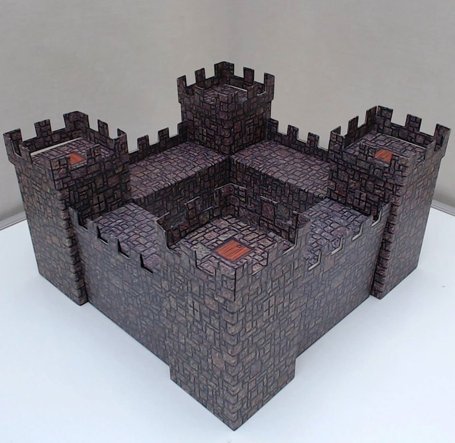 New Keep Set 4 Walls 4 Towers 4 Tower Tops I Set of Printed Doors and ...