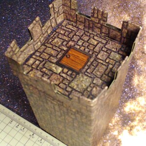Towers, Set of 4 Terrain Buildings for Dungeons and Dragons and ...