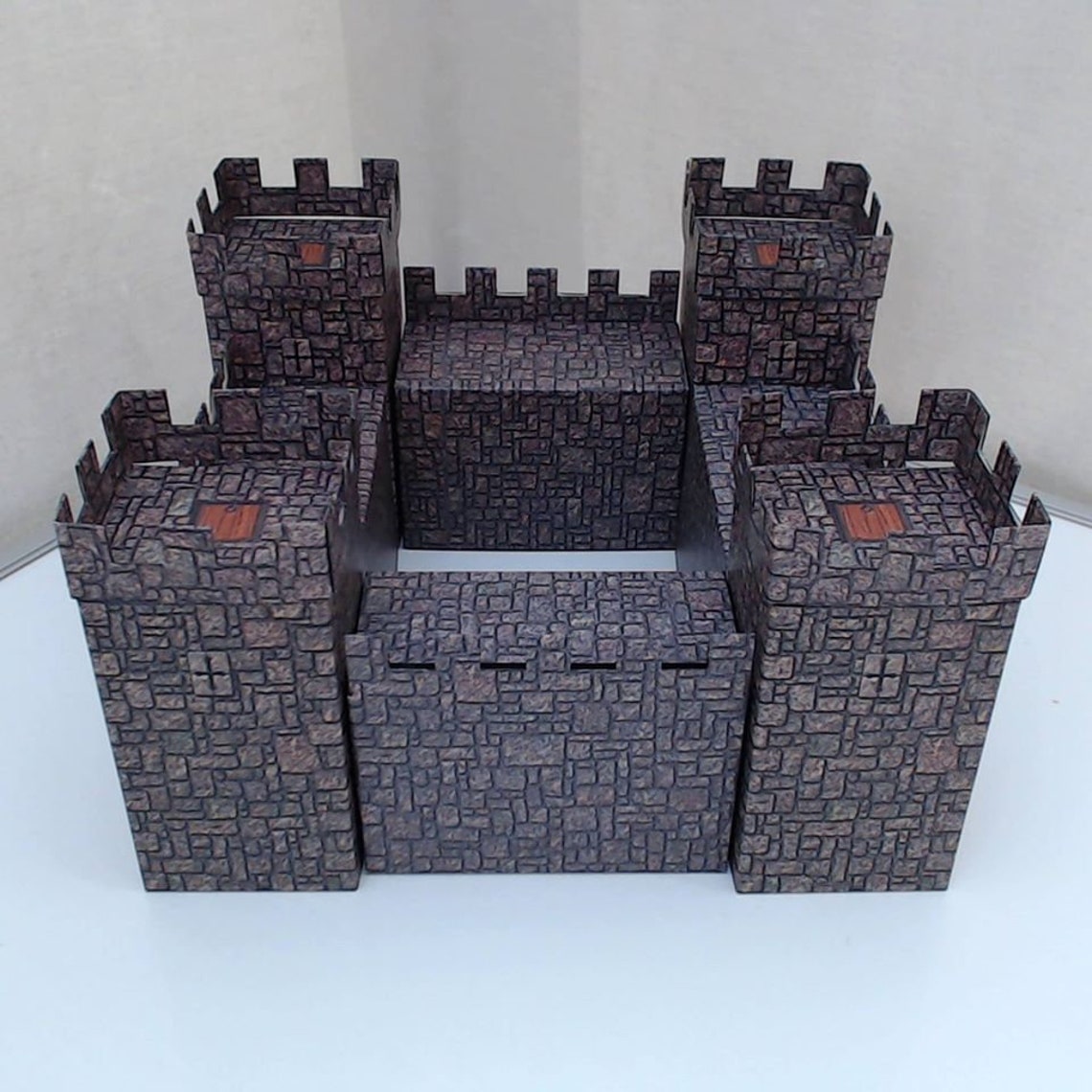 New Keep Set 4 Walls 4 Towers 4 Tower Tops I Set of Printed - Etsy