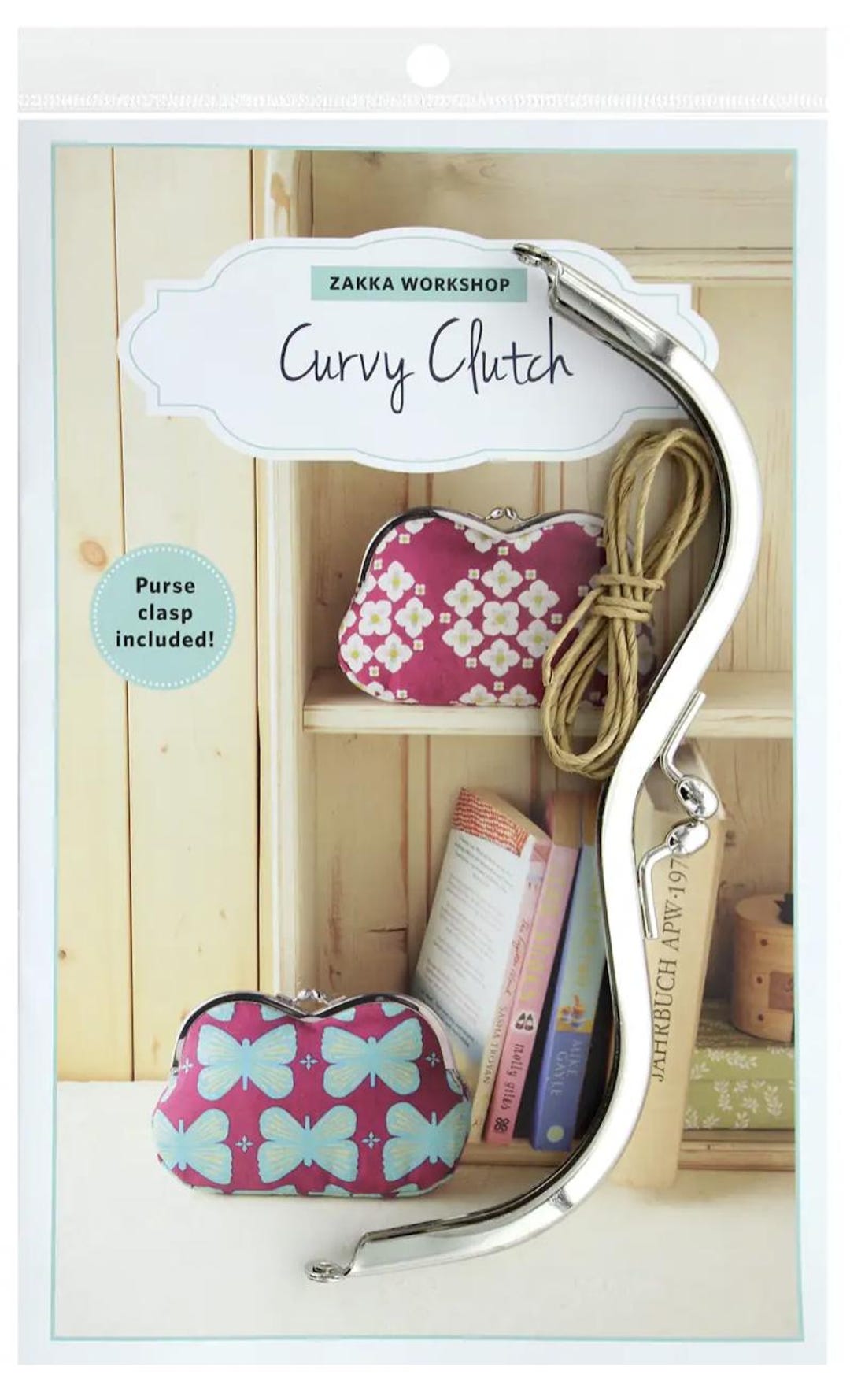Curvy Clutch Pattern by Zakka Workshop - Etsy