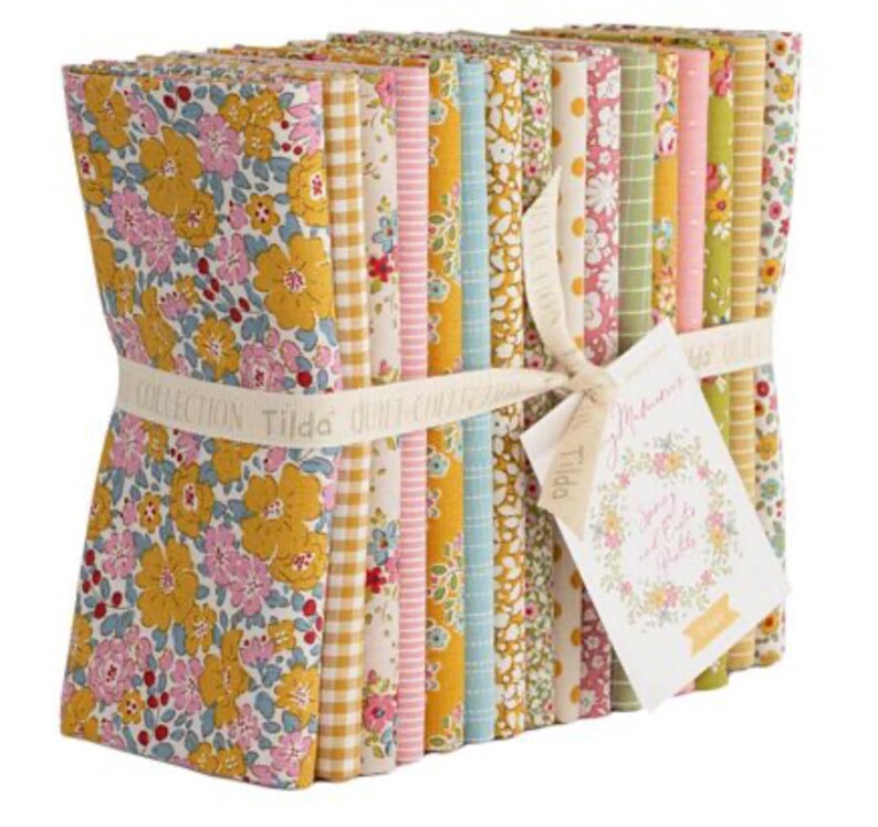 Tilda Spring and Easter Pastel 16 Fabric Fat Quarter Bundle - Etsy