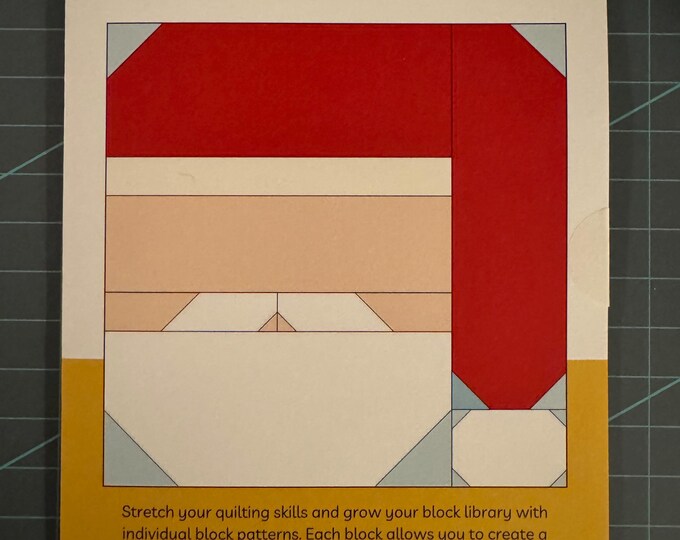 Santa Claus Quilt Block Pattern by the Sewing Loft - Etsy
