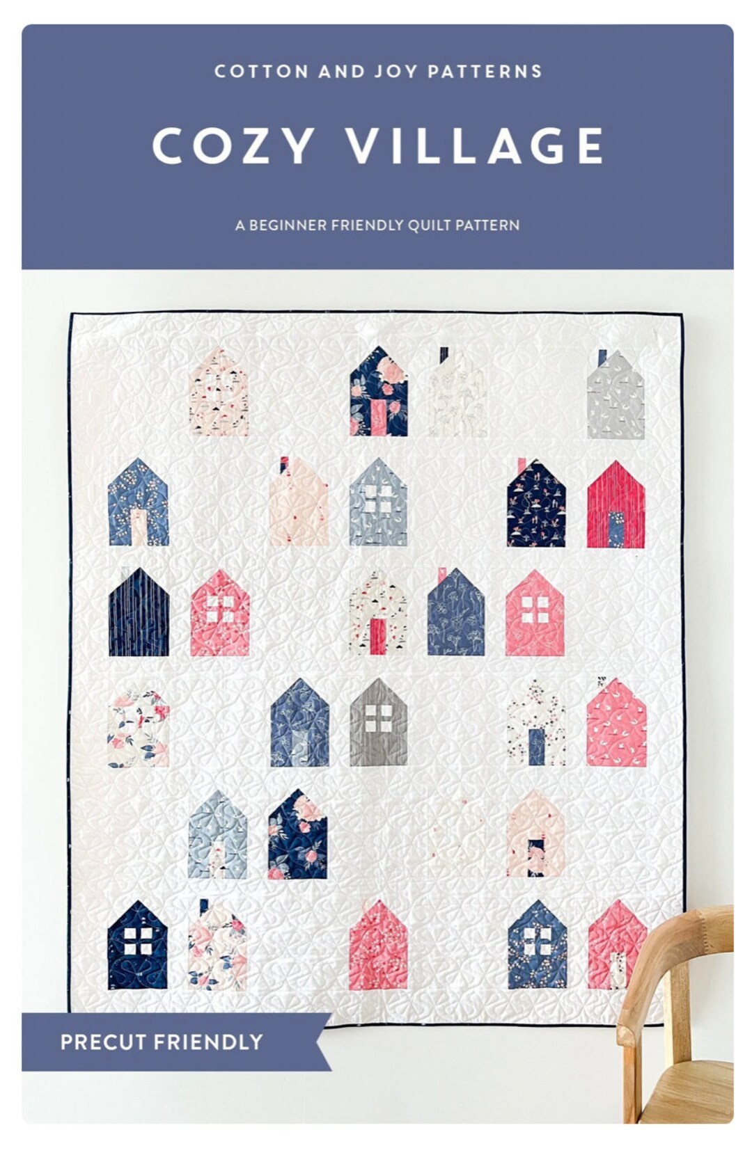Cozy Village Quilt Pattern by Cotton and Joy - Etsy