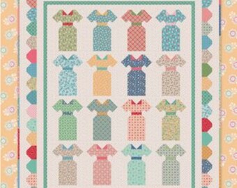 Millie's Dresses Downloadable PDF Quilt Pattern by Lori Holt of Bee in ...
