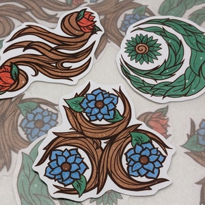 Goddess Symbols Vinyl Stickers - Legend of Zelda - Din - Farore - Nayru ...