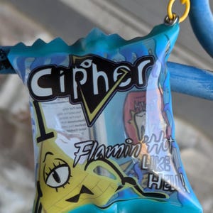Bill Cipher Chip Bag Keychain: Funny Candy Shaker - Etsy