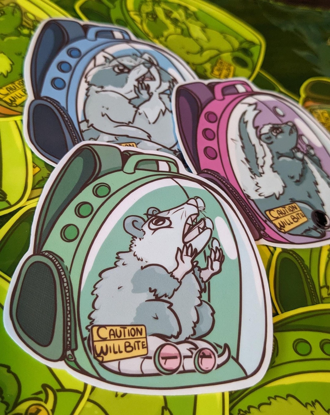 Critter Carrier Stickers - Friendship Stickers - Vinyl Styickers - Pet ...