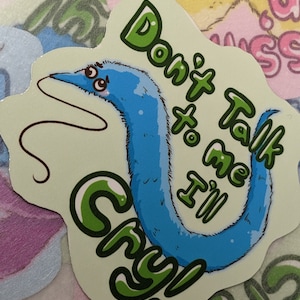 Worms on a String Stickers - 90s Nostalgia - Vinyl Sticker - Water ...