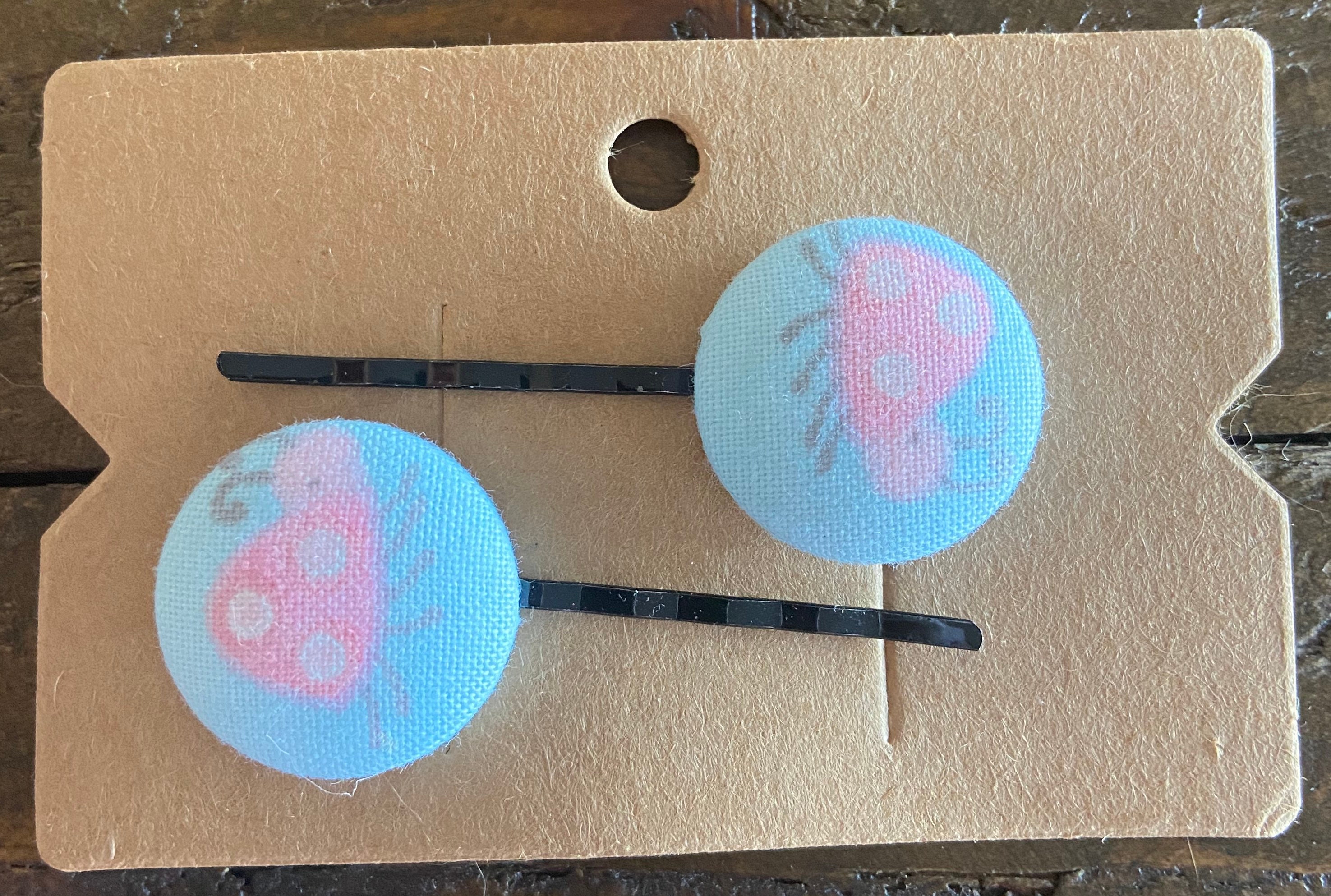Fabric Button Hair Slides - Animals, Fruit and Patterns - Hair Clips - Etsy