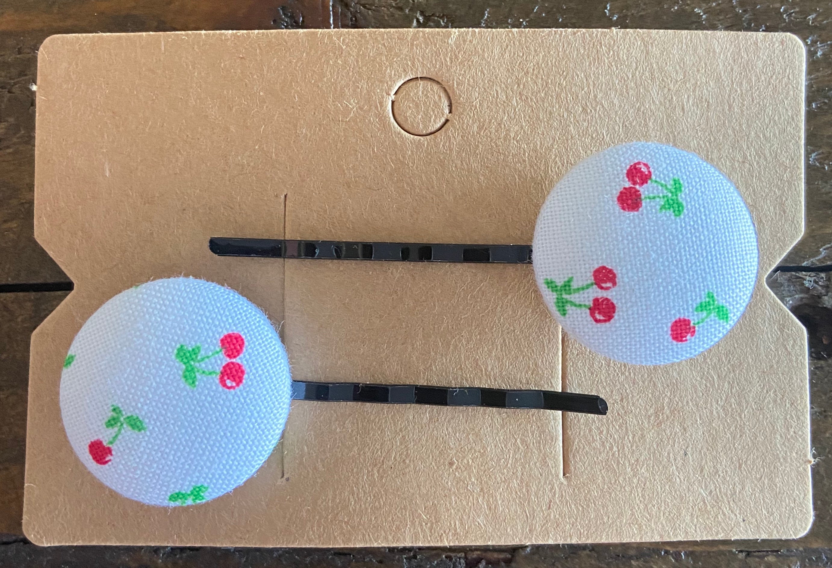 Fabric Button Hair Slides - Animals, Fruit and Patterns - Hair Clips - Etsy