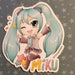 Miku Sticker - Etsy