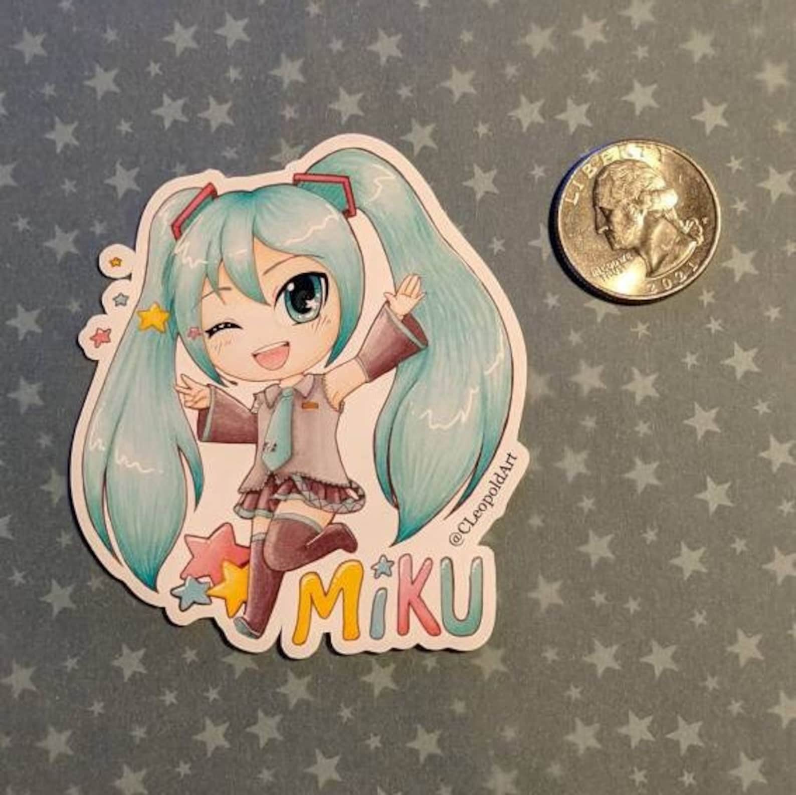 Miku Sticker - Etsy