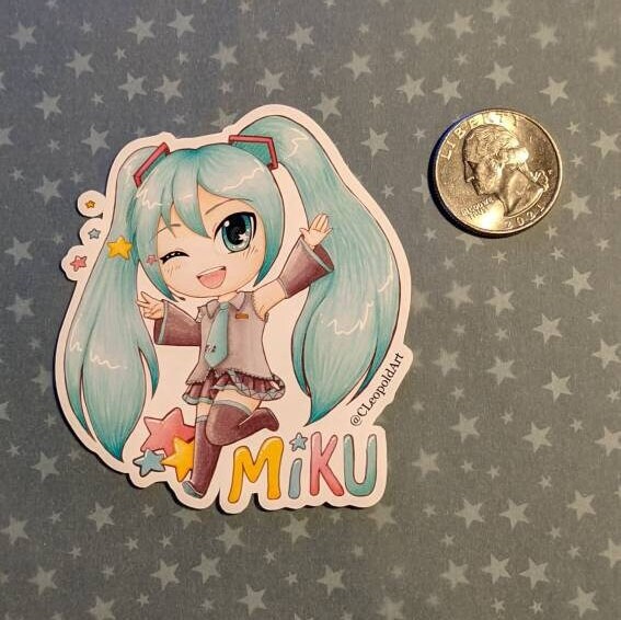 Miku Sticker - Etsy