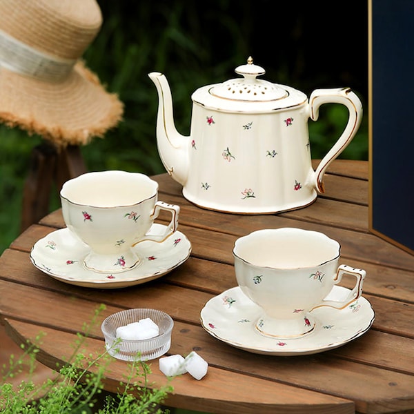 Black Tea Set - Etsy