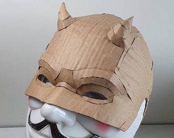 Bale Bat Cowl Mask Template A4 & Letter Size Ready to Print - Etsy