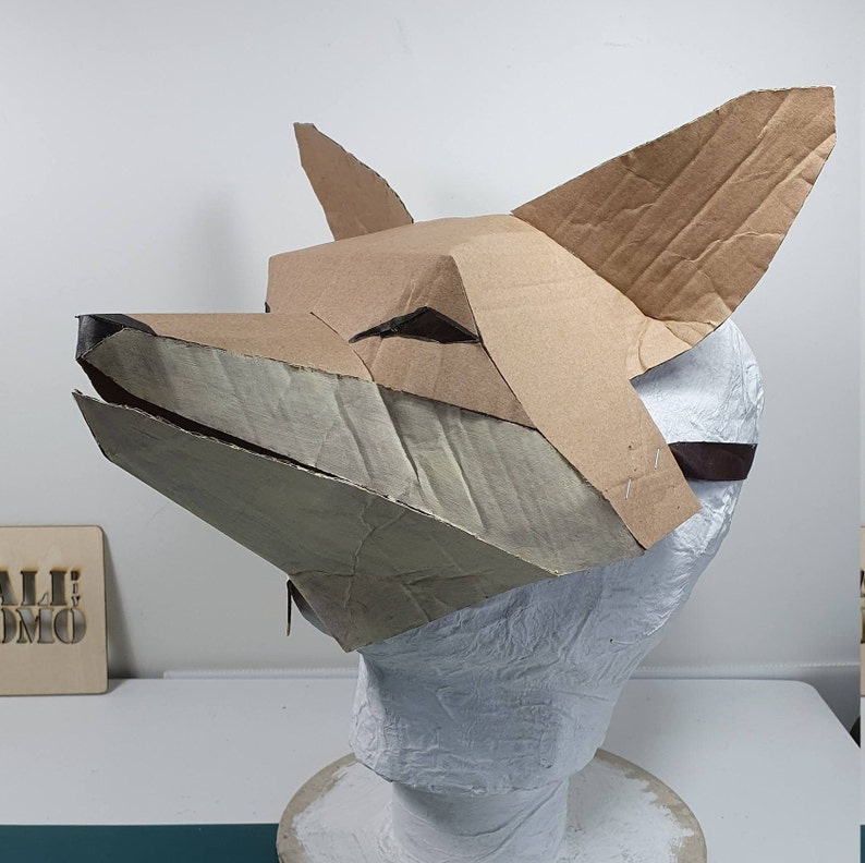 Red Fox Animal Mask - A4 & Letter Size Ready to Print PDF Template - Etsy