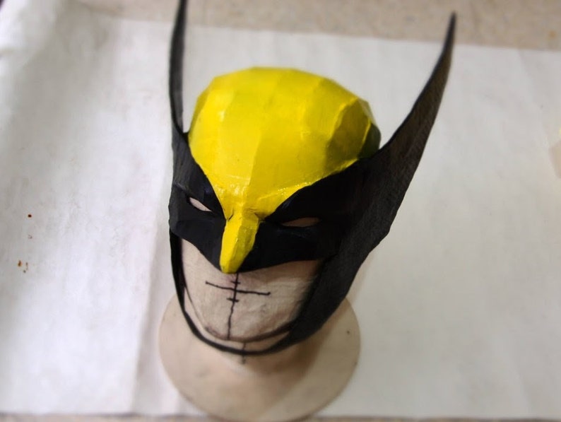 Wolverine Cosplay Mask Pattern A4 & Letter Size PDF Template | Etsy