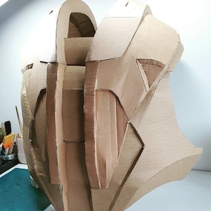 Iron Man Mark 4 Breastplate & Backplate PDF Template (ready to Print A4 ...