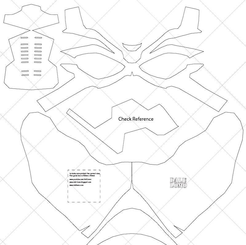 Winter Soldier Mask - A4 & Letter Size PDF Template (ready to Print) - Etsy