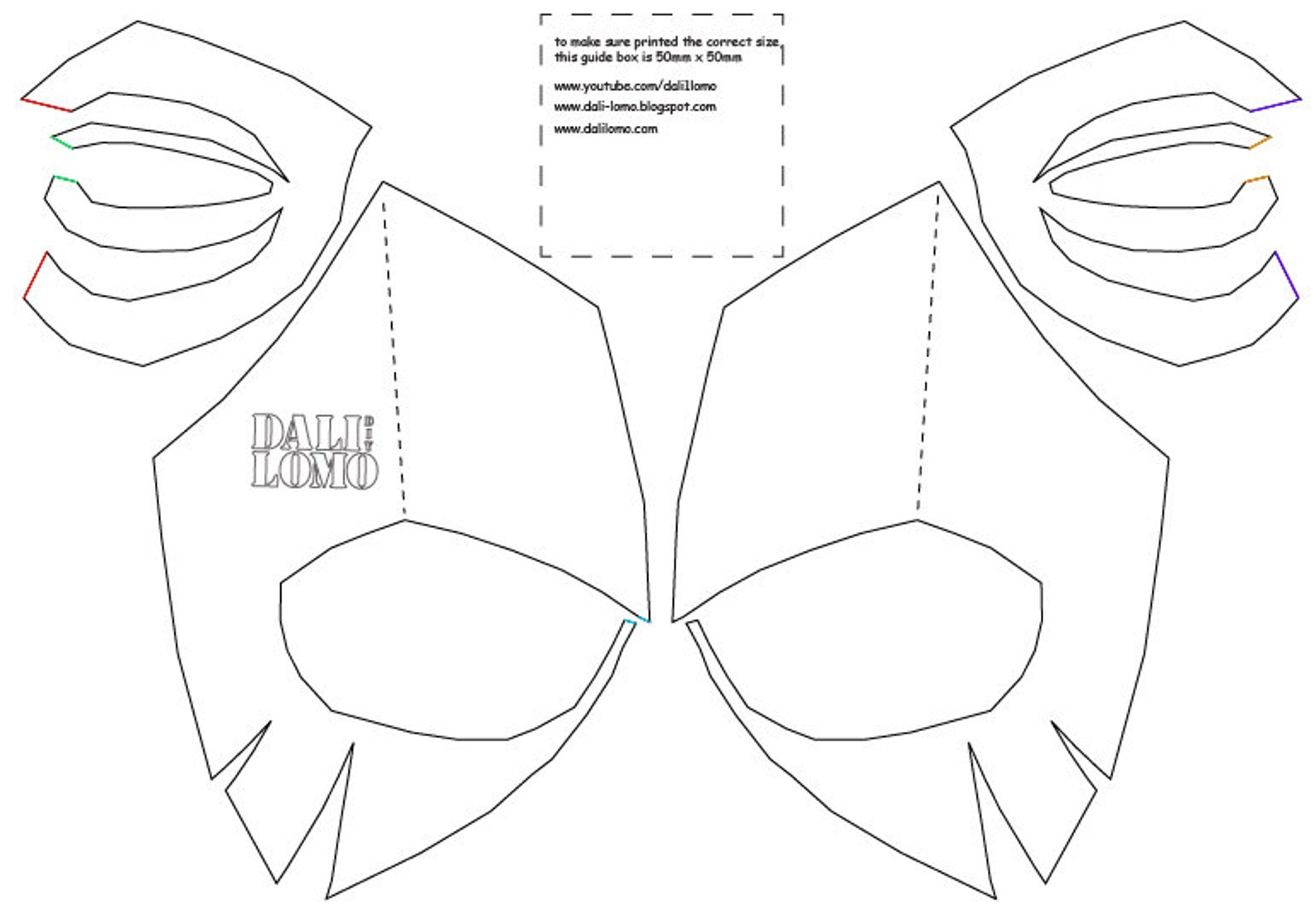 Dead Pool Movie Fabric Mask - A4 & Letter Size PDF Paper Template ...