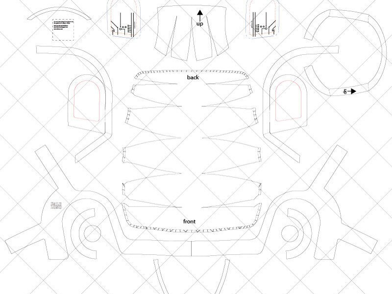 Daft Punk Helmet Template