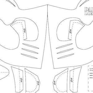 MK Scorpion Mask PDF A4 & Letter Template (ready to Print) - Etsy Canada