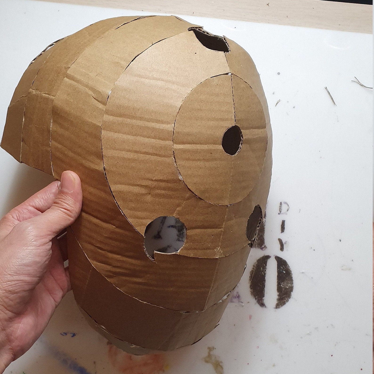 Japanese 3 Eyes Manga Mask - A4 & Letter Size Ready to Print PDF ...
